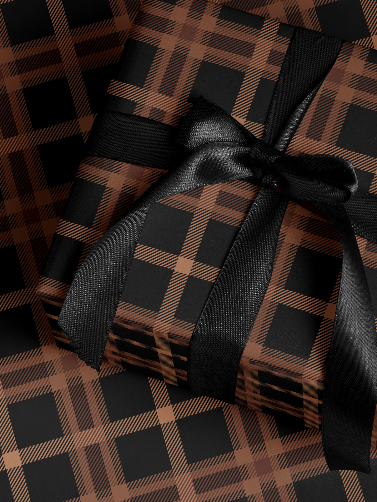 Brown Plaid Wrapping Paper, Matte & Glossy │ Parlington – House of ...