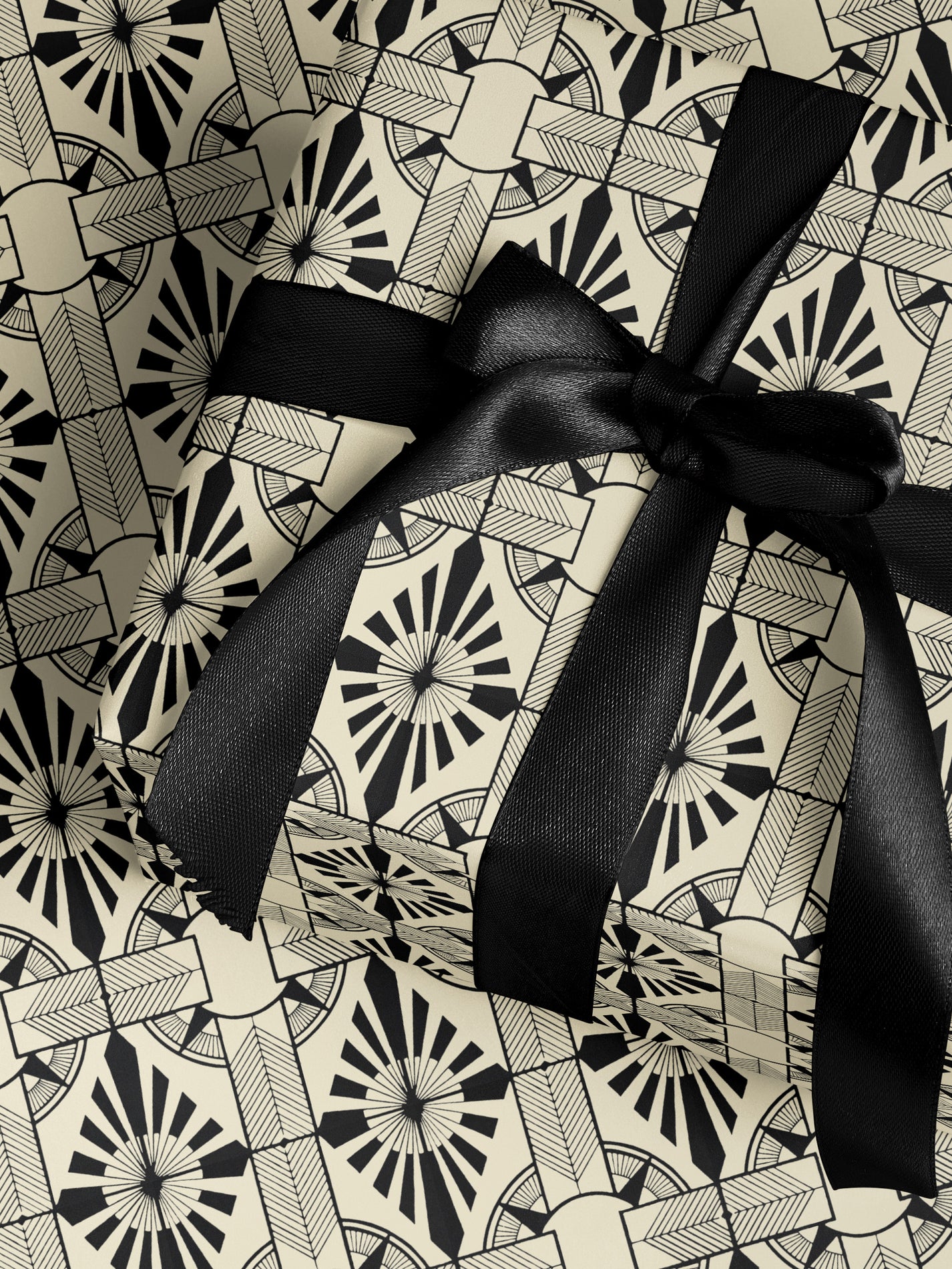 Art Deco Burst Wrapping Paper, Matte & Glossy │ Parlington – House of ...